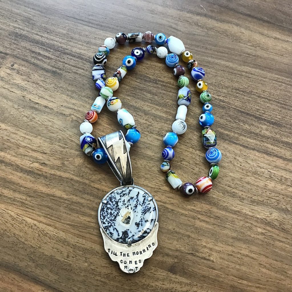 Grateful Dead SYF silver and gemstone pendant by Matt Thrash | Thrash's ...